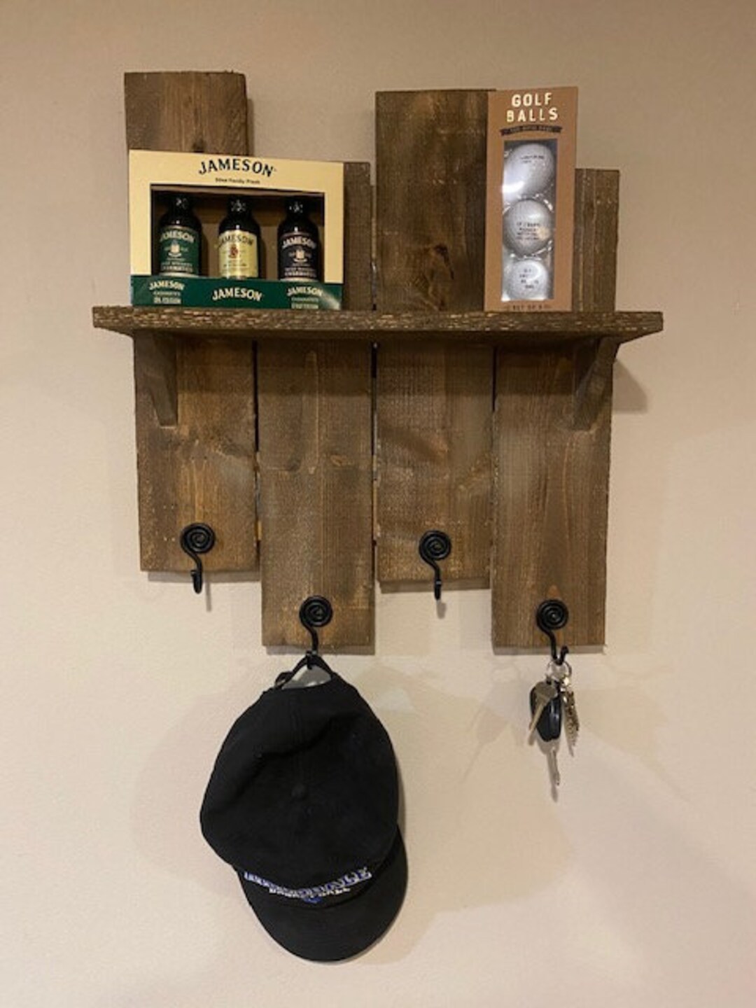 Rustic Pallet Wood Shelf, Pallet Wall Decor, Pallet Shelf, Wood Shelf ...