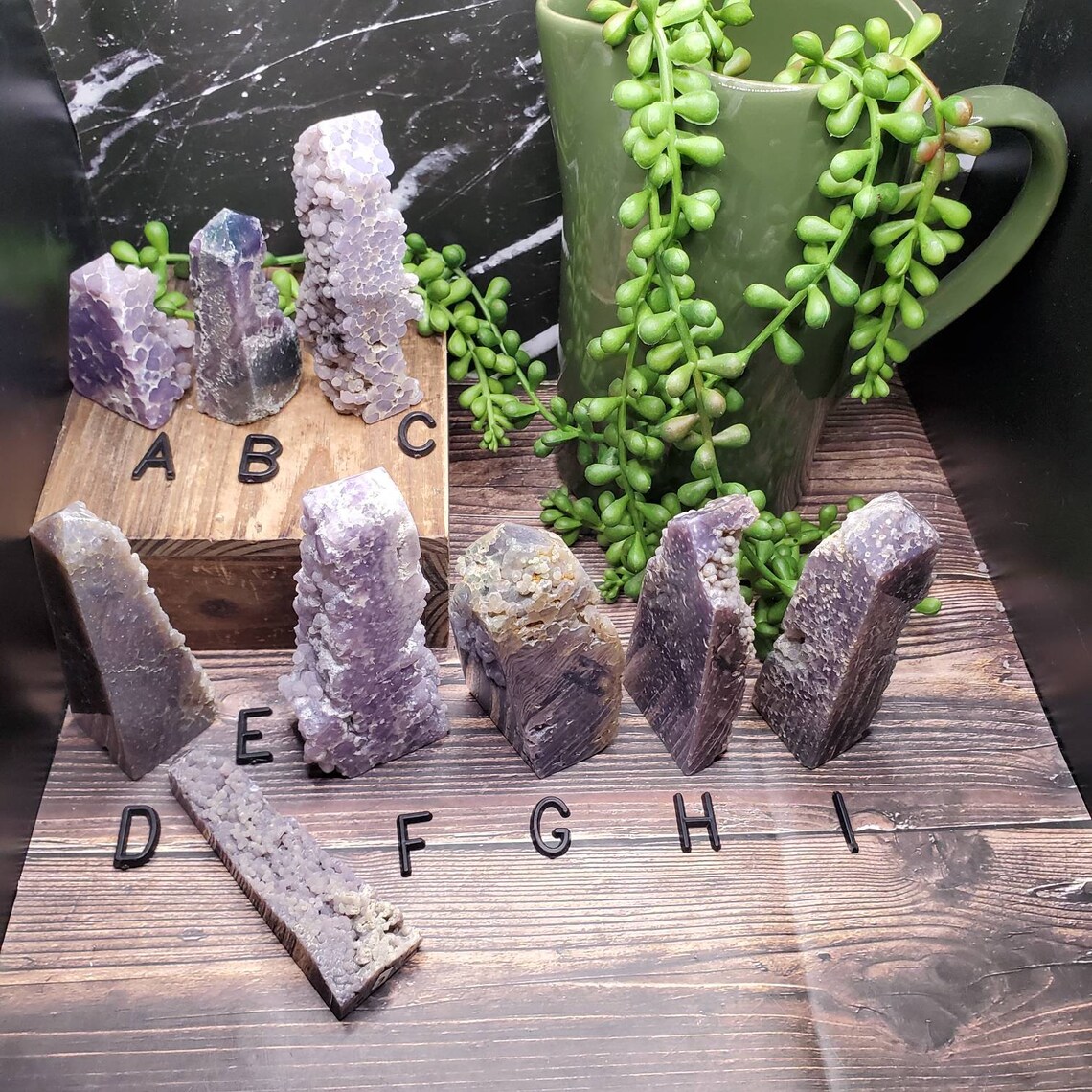 Grape Agate Towers You Choose - Etsy