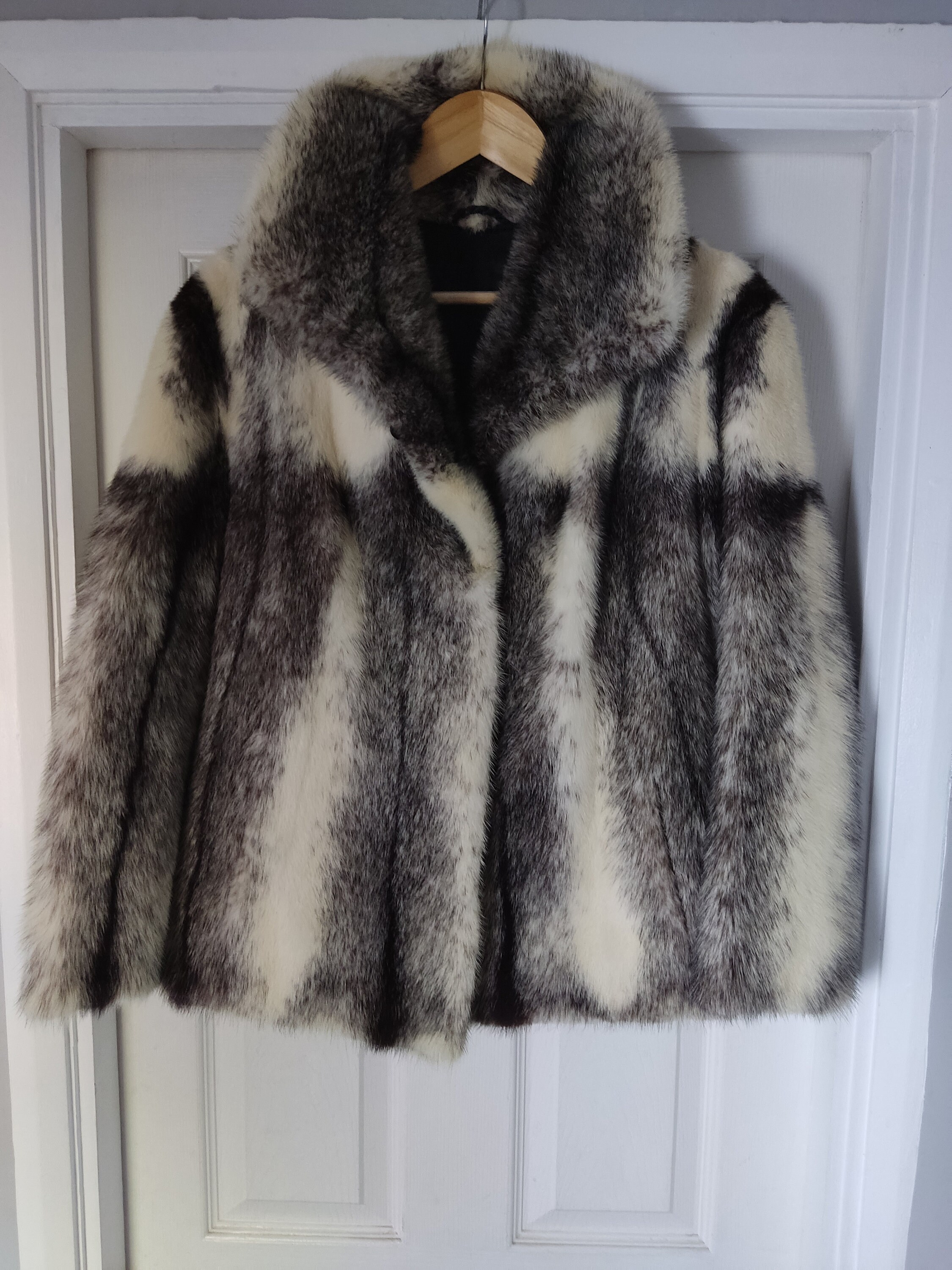 Beautiful Soft Real Cross Mink Fur Coat / Jacket Size M, 8 / 10 / 12 - Etsy