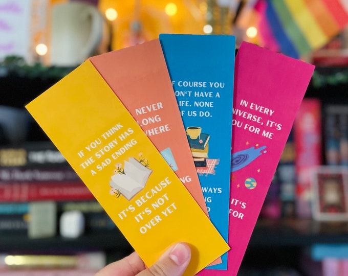 Emily Henry Bookmarks - Beach Read, People We Meet on Vacation, Book ...