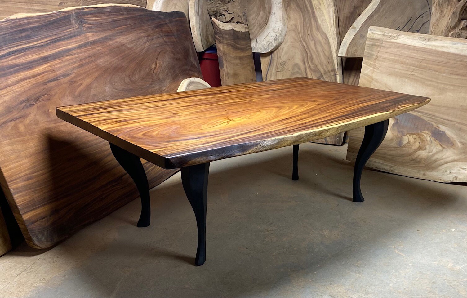 4' X7' Live Edge Monkey Pod Dining Table - Etsy