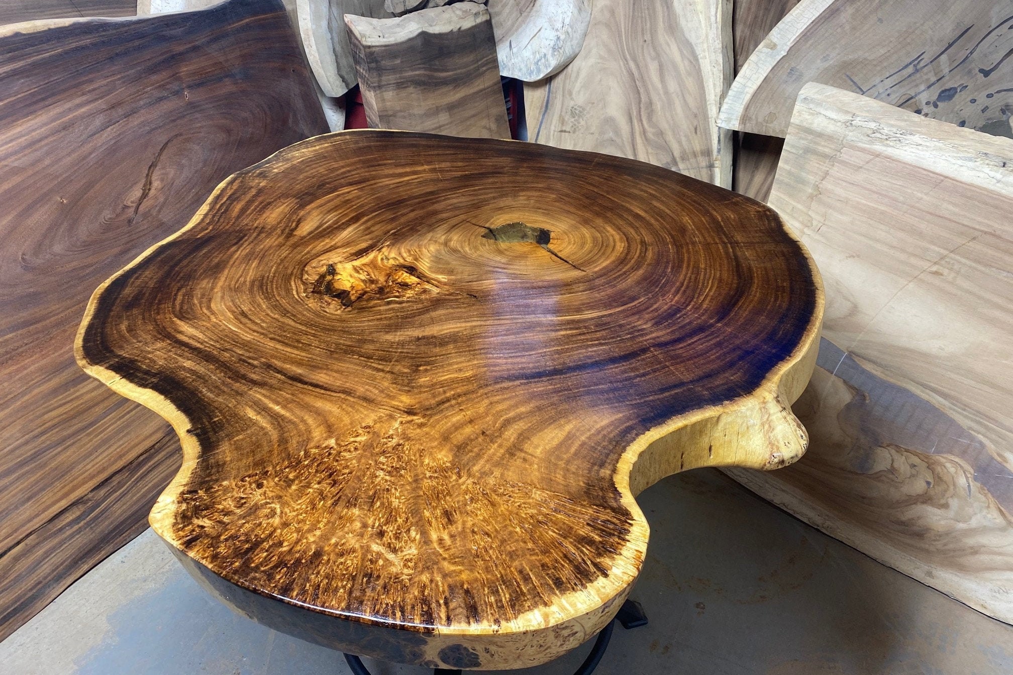 Monkey Pod High Top Pub Table - Etsy