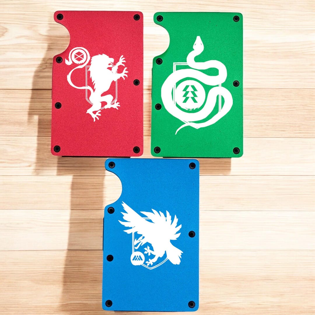 Destiny Inspired Personalized RFID Metal Wallet Guardian Slim Card ...