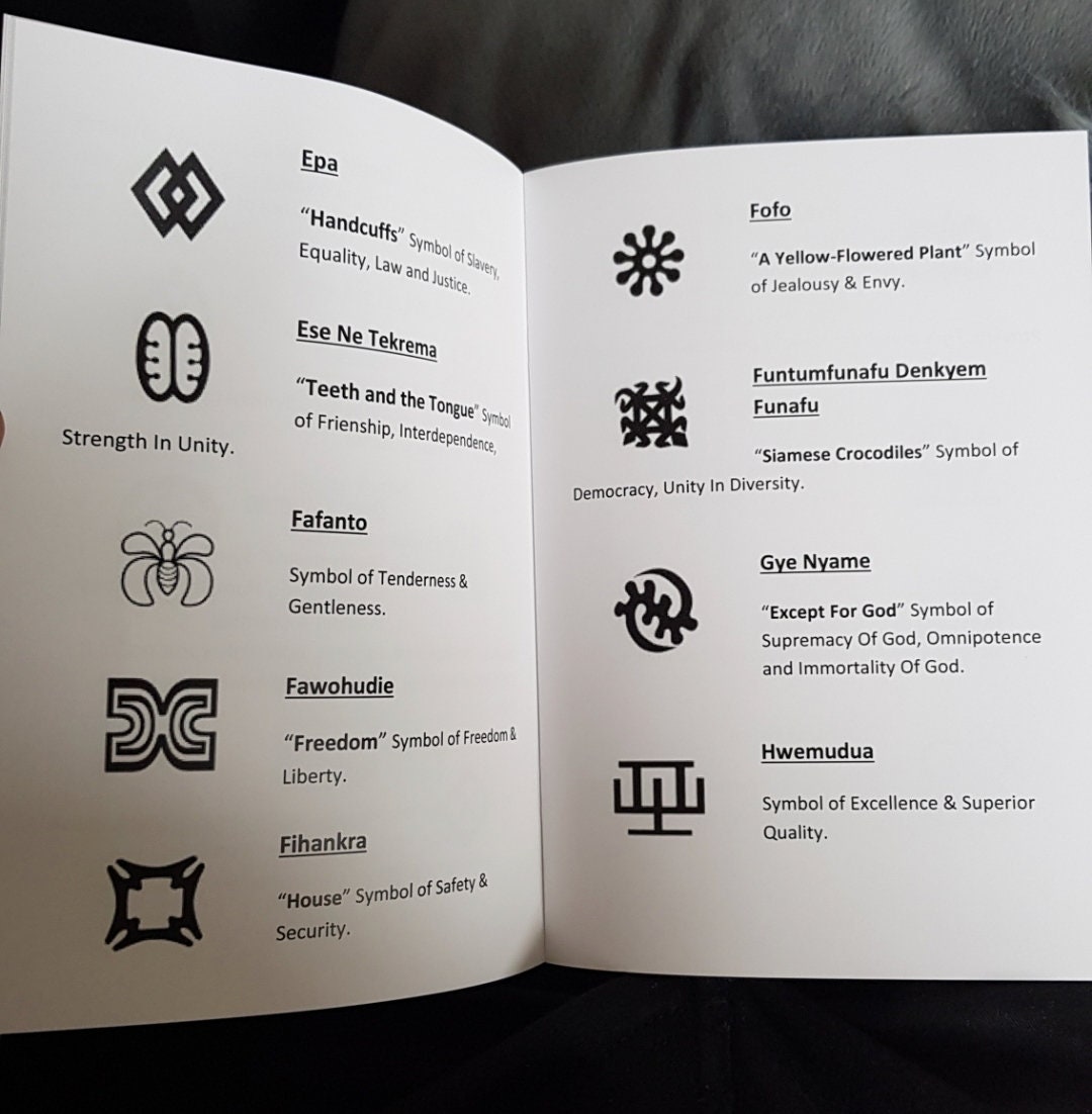 Adinkra: Cultural Symbols of Ghana - Etsy