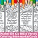 Bible Verses Psalm 139 Coloring Bookmarks, KJV Scripture Christian ...