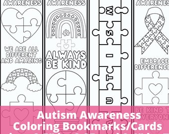 Autism Acceptance Coloring Page - Etsy