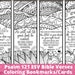 Psalm 121 Coloring Bible Verse Bookmarks ESV Scripture | Etsy
