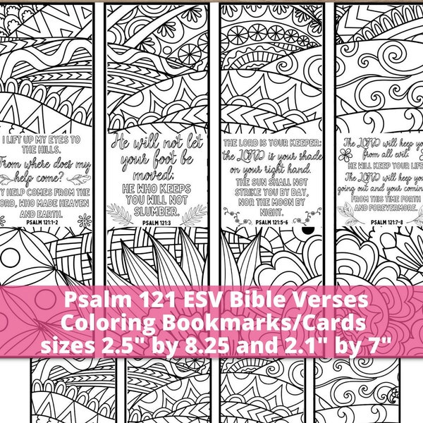 Psalm 121 Coloring - Etsy