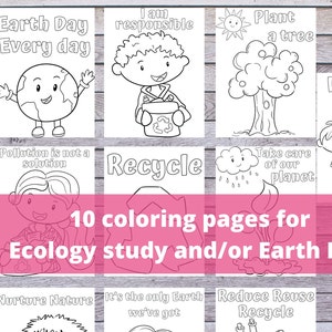 coloring page ecology
