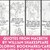 Famous Music Quotes Doodle Coloring Bookmarks, Music Teacher or Student ...