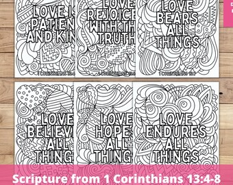 Printable Love is Patient Coloring - Etsy