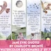 Jane Eyre Quotes Bookmarks Watercolor Charlotte Bronte Novel Fan ...