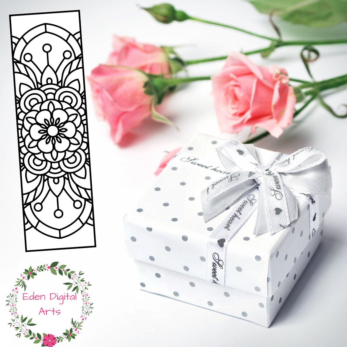 Mandala Coloring Bookmarks Page for Teens and Adults Printable - Etsy
