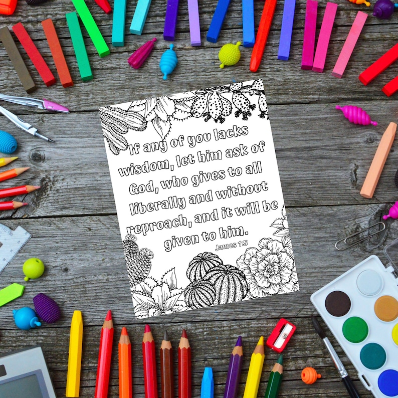 20 Promises of God Bible Verse Coloring Pages for Adults Teens & Kids ...