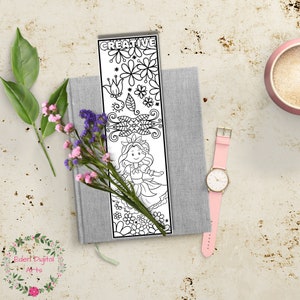 Princess Doodles Inspirational Coloring Bookmarks, Self Esteem Building ...