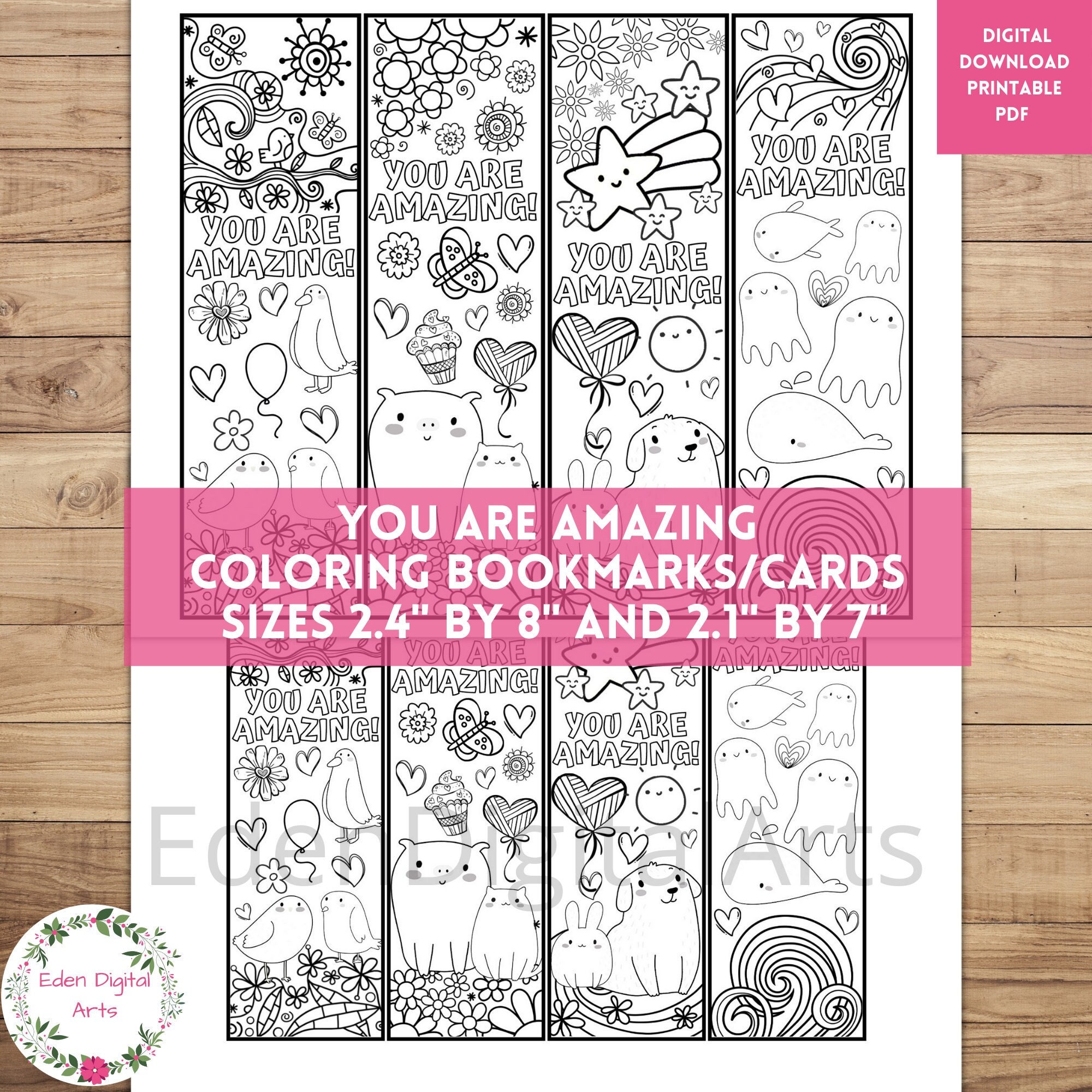 Acts of Kindness Coloring Bookmarks for Kids Encouraging - Etsy