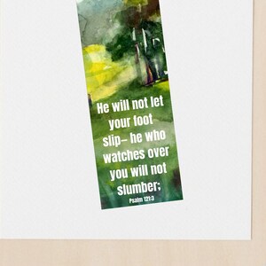 Psalm 121 Bookmarks Prayer of Protection and Blessings Cards Printable ...