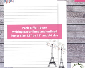 French Writing Paper - Etsy