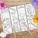 Hawaiian Tropical Luau Party Coloring Bookmarks Hula Dancers - Etsy