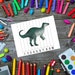 Dinosaurs Skip Counting Puzzle Games Printable Montessori Educational ...
