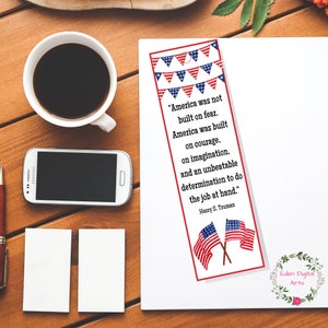 American Patriotic Bookmarks Gift Tags Military Veteran - Etsy