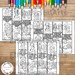 Daniel in the Lions Den Story Bible Verse Coloring Bookmarks for Kids ...