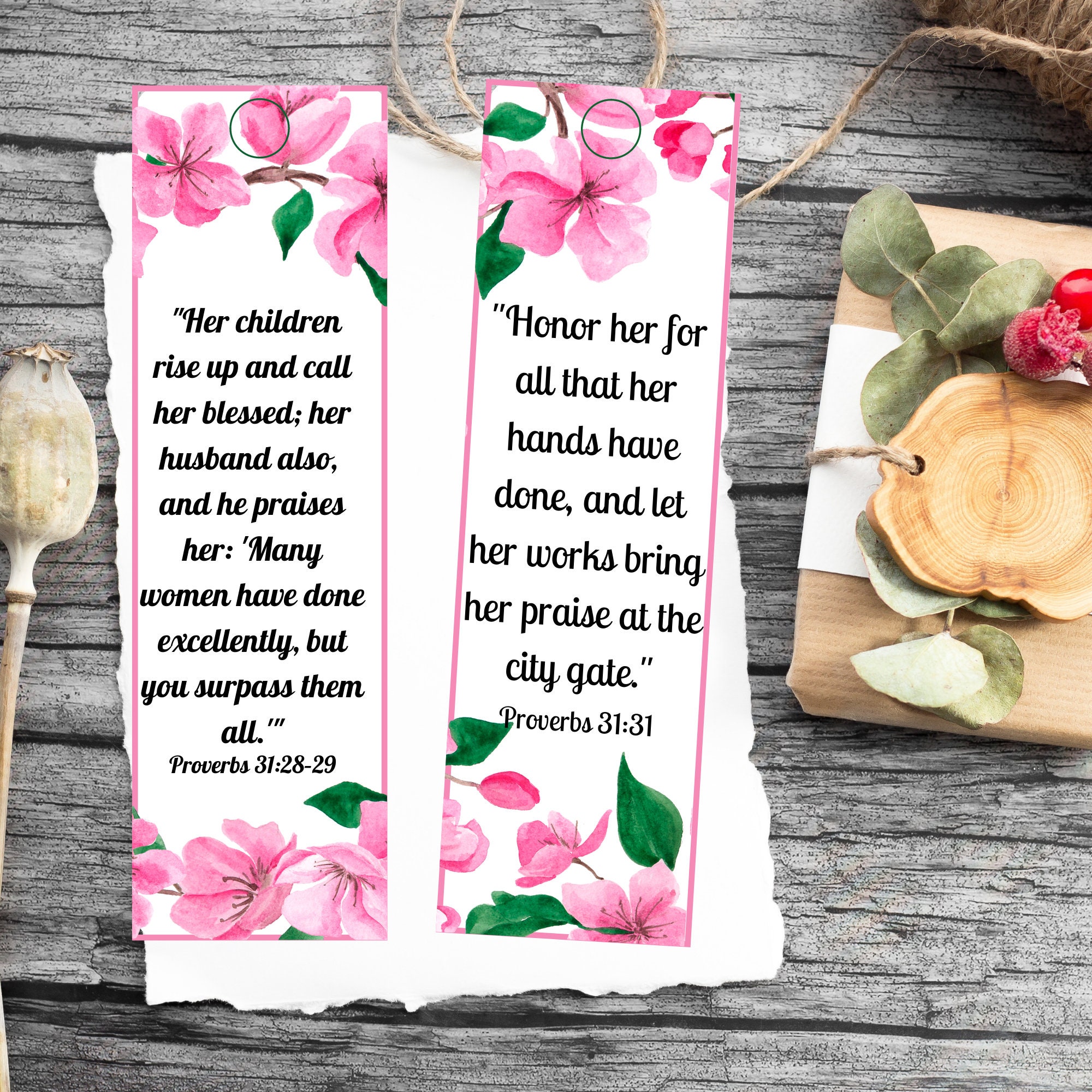 Proverbs 31 Mom Bible Verses Bookmarks PDF Christian Godly - Etsy