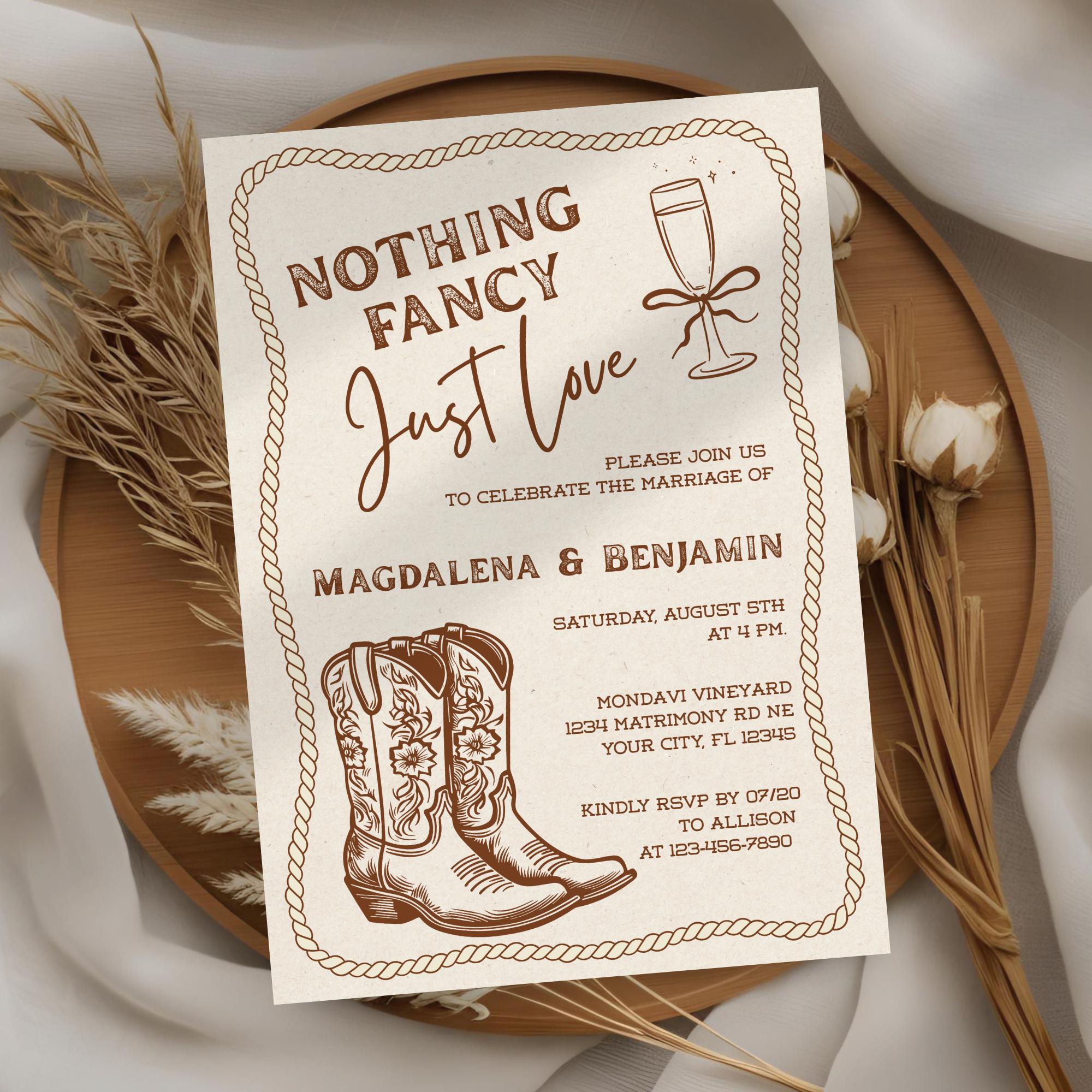 Redneck Wedding Invitations