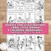 Little Women Novel Alcott Quotes 8 Coloring Bookmarks Literary DIY Gift ...
