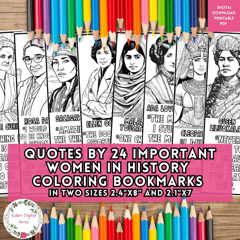 Womens History Month Bookmarks - Etsy