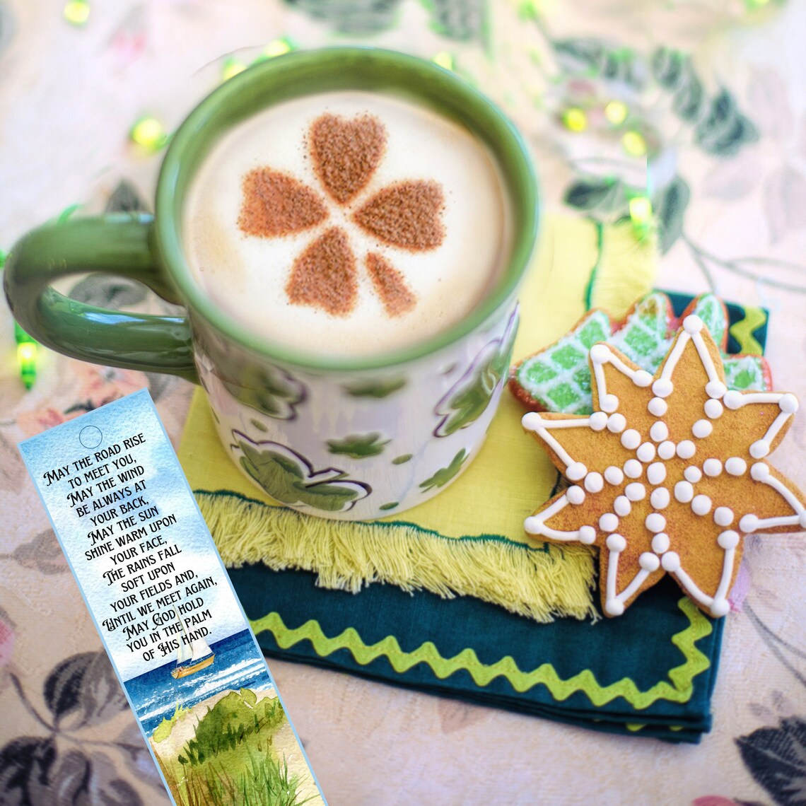 Old Irish Blessings Bookmarks Watercolor Painted Landscape - Etsy