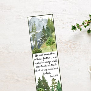 Psalm 91 Bookmarks Prayer of Protection Blessings, Printable Bible ...