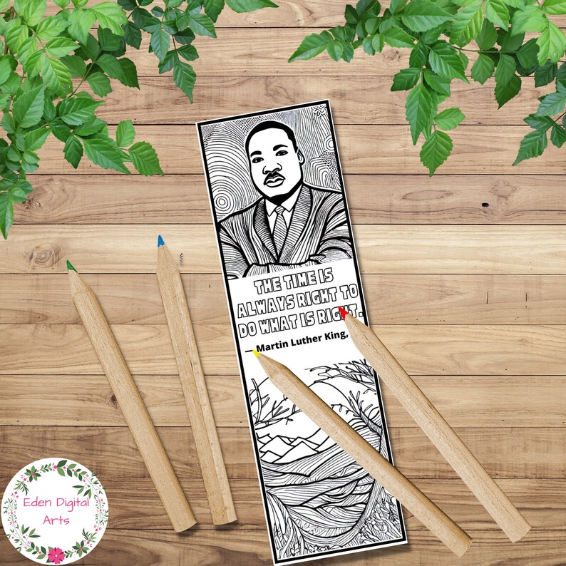 Black History Month Influential People Quotes Coloring Bookmarks ...