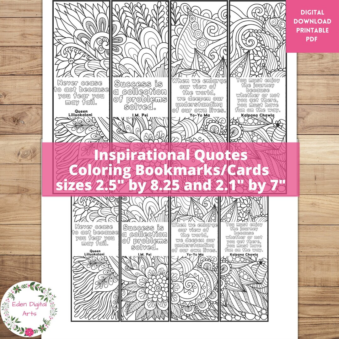Asian American Pacific Islander Quotes Coloring Bookmarks, AAPI ...