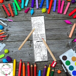 Color Your Bookmarks Easter Bible Verses for Kids, Christian Scripture ...