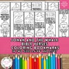 Acts of Kindness Coloring Bookmarks for Kids, Encouraging Whimsical ...