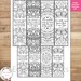 Psalm 46 Coloring Bible Verse Bookmarks, KJV Scripture God is Our ...