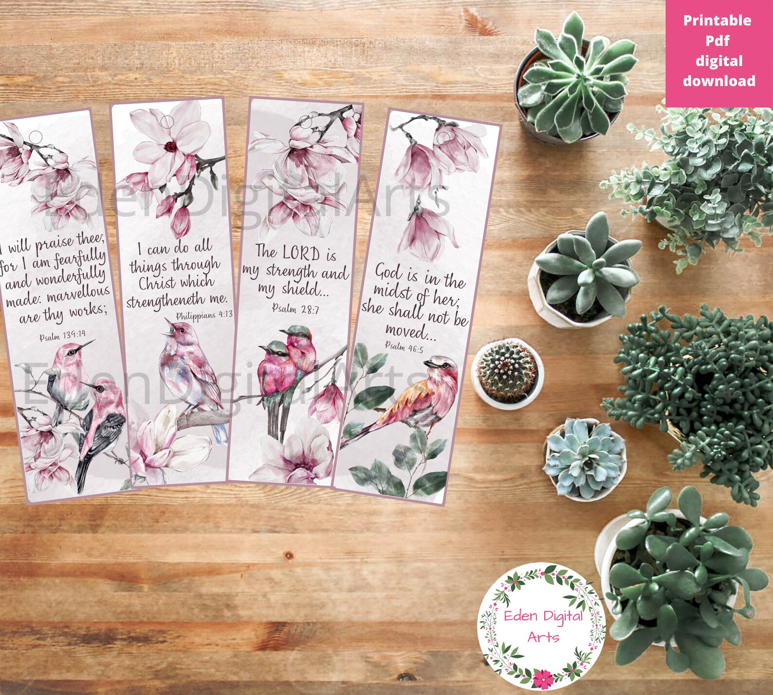 Strength Bible Verses Bookmarks for Women and Girls - Etsy