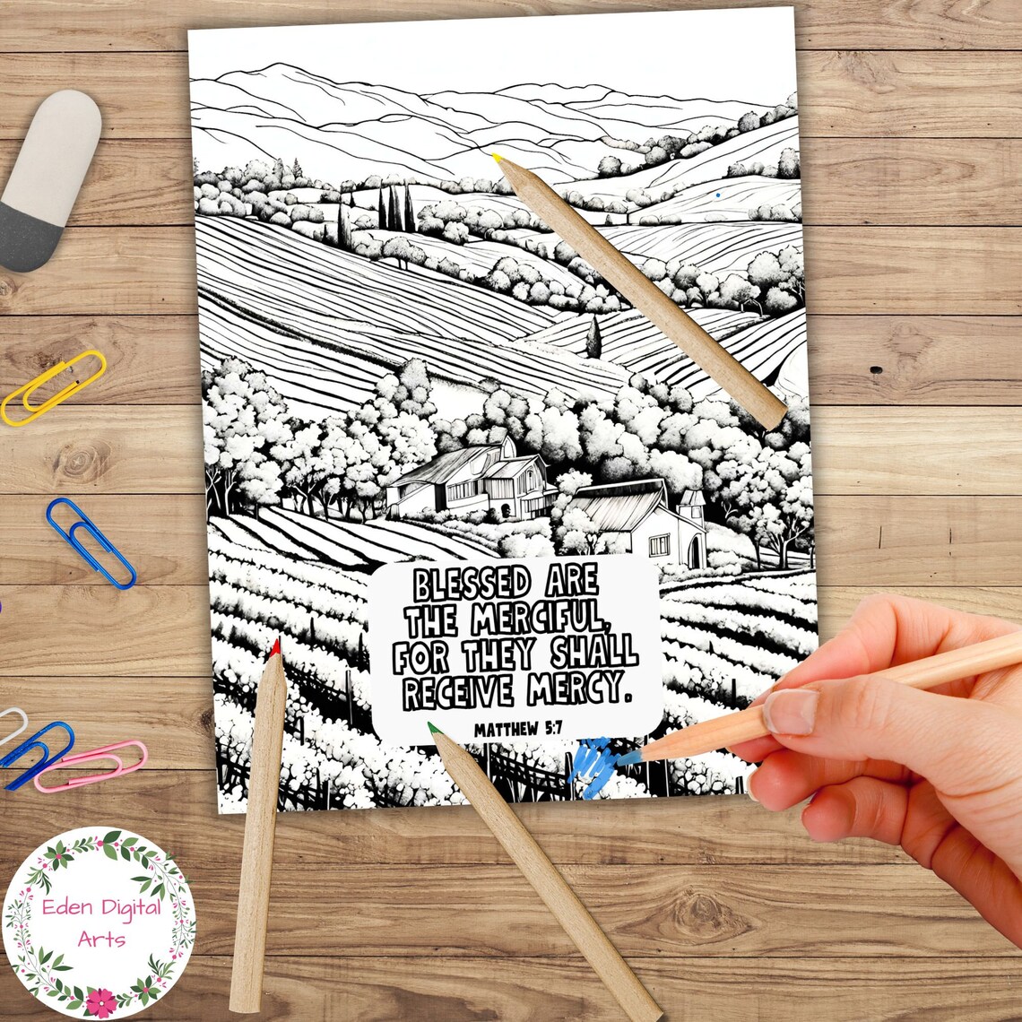 Sermon on the Mount Beatitudes Bible Verses Coloring Pages, Matthew 5 ...