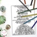 Lord's Prayer Bible Verses Doodle Coloring Pages to Help Memorization ...