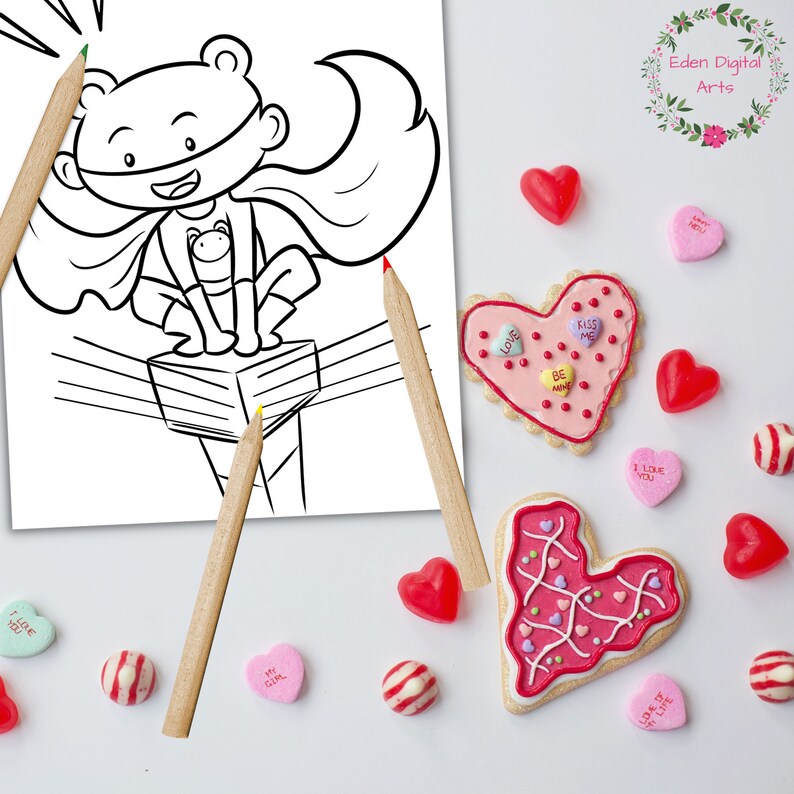 Superhero Growth Mindset Coloring Pages for Kids Self Esteem - Etsy