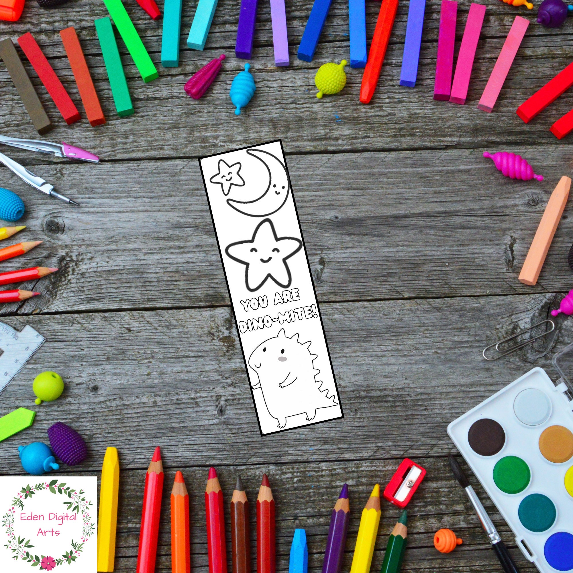 Coloring Bookmarks for Kids Encouraging Animal Puns Cute - Etsy