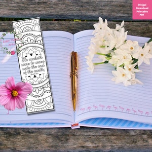 Psalm 46 Coloring Bible Verse Bookmarks, KJV Scripture God is Our ...