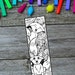 Cute Kawaii Animals Coloring Bookmarks for Kids and Adults, Random Acts ...