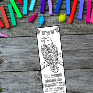 Abraham Lincoln Quotes Coloring Bookmarks, American Patriotic Liberty ...