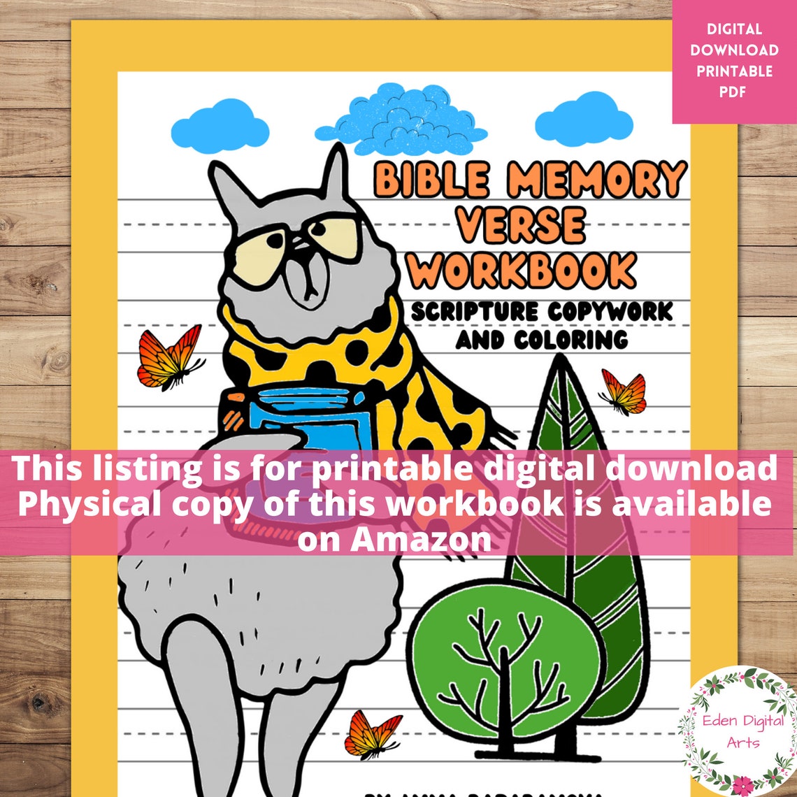 Bible Memory Verse Workbook Scripture Copywork and Coloring - Etsy
