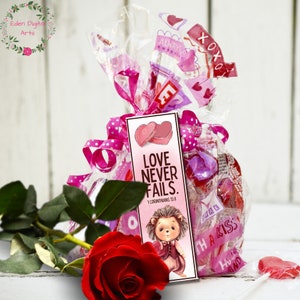 Love Bible Verses Bookmarks for Kids, Cute Watercolor Woodland Animals ...