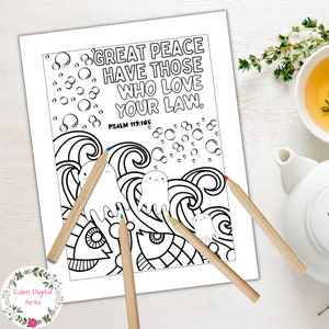 Fun Bible Verse Doodle Coloring Pages for Kids, Christian Scripture and ...