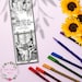 Pride and Prejudice Quotes by Jane Austen Coloring Bookmarks Literary ...