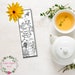 Secret Garden Quotes Coloring Bookmarks With Birds & Flowers Gift Tags ...